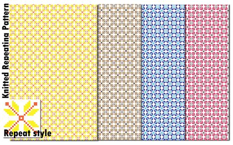 Knitted Repeating Pattern On Behance