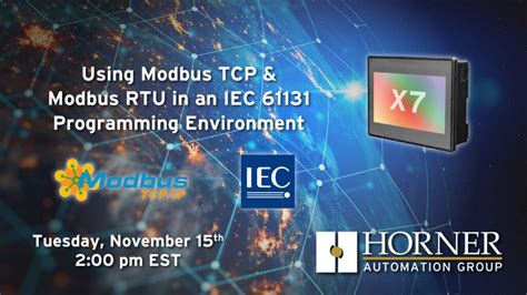 Using Modbus Tcp And Modbus Rtu In An Iec 61131 Programming Environment