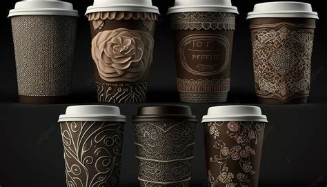 검은색과 갈색 커피 컵 디자인 판매용 3d 모델 커피잔 사진 배경 일러스트 및 사진 무료 다운로드 Pngtree