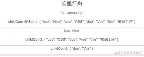 vue 组件间通信六种方式（完整版）组件是 vue js最强大的功能之一，而组件实例的作用域是相互独立的，这就意味着不同 掘金