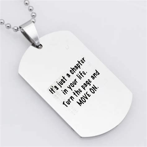 Stainless Steel Inspirational Pendant Awareness Necklace Suicide