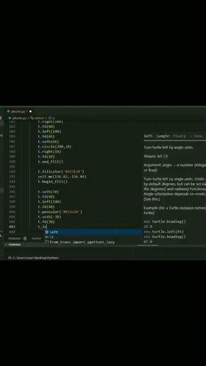 How Can You Draw Pikachu Using Python Code🤔😲 Youtube