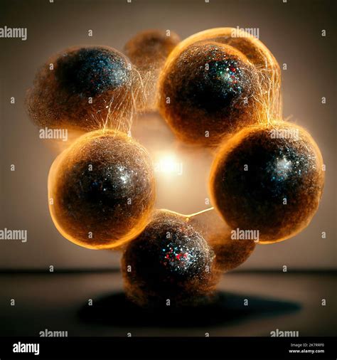 Subatomic Particles And Atoms Conceptual Illustration Stock Photo Alamy