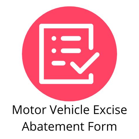 Motor Vehicle Excise Abatement And Form Shrewsbury Ma
