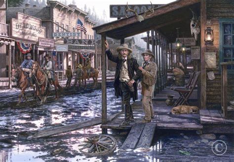 Wild Bill Hickok And Calamity Jane The Historic Art Of John Paul Strain