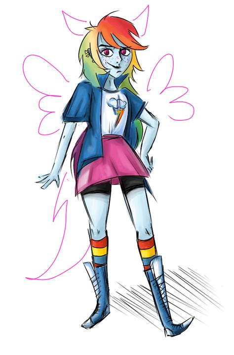 Equestria Girls Rainbow Dash By Coco Drillo On Deviantart