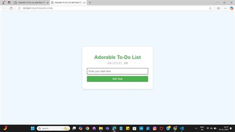 To Do Htmlhtml Task Scheduler Html Projects Html Coding Css