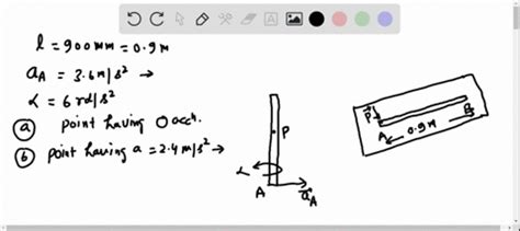 SOLVED A 900 mm rod rests on a horizontal table A force 𝐏 applied as