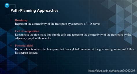 【规划】motion Planning Approaches 路径规划方法汇总 Csdn博客