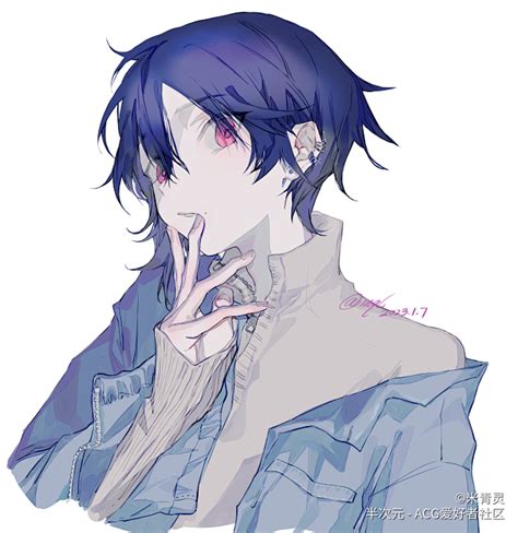手 摸脸