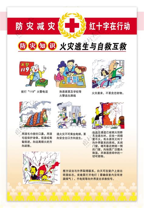 火灾逃生与自救互救图片素材 编号15082827 图行天下