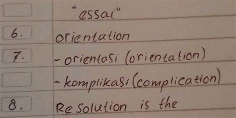 Essai 6 Orientation 7 Orientasi Orientation StudyX