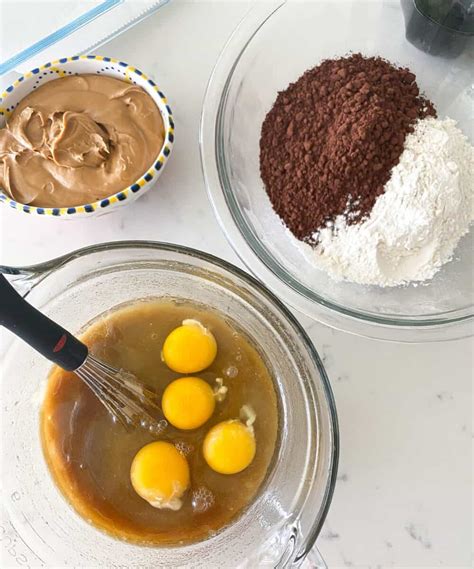 Stuffed Peanut Butter Brownies Picky Palate Chewy Brownie Recipe