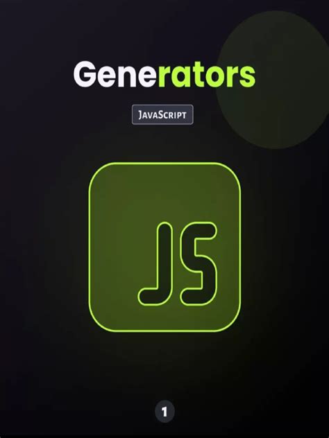 Generators In Javascript Pdf
