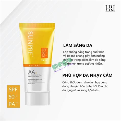 Kem Chống Nắng Mona Frema Sunpre Aa 60ml [chính Hãng] Mỹ Phẩm Mega