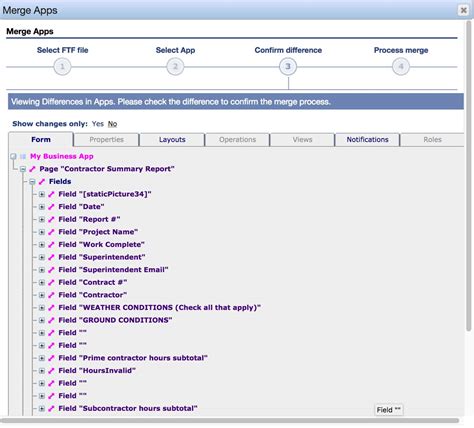 Merge App Changes Flowfinity Knowledge Base
