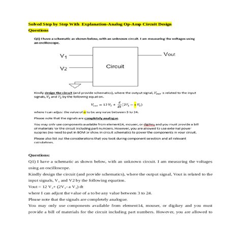 Measuring The Voltages Using Oscilloscope Design The Circuit An