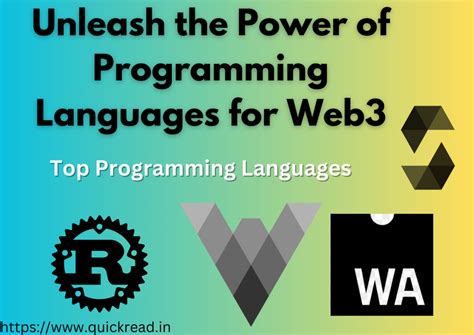 Unleash The Power Of Programming Languages For Web3 Top Programming
