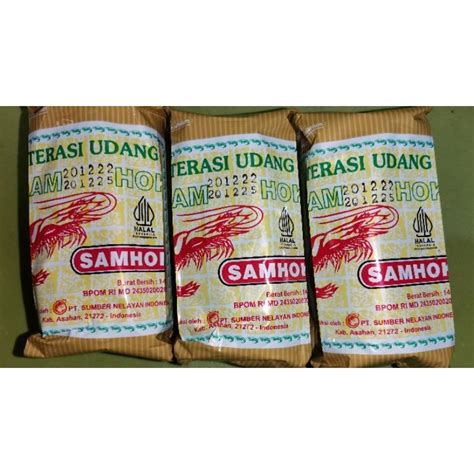 Jual TERASI UDANG SAMHOK Shopee Indonesia