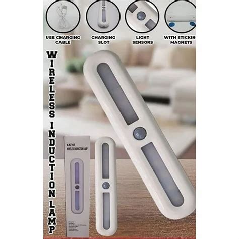Aluminium White Wireless Motion Sensor Light Mounting Type Table Top