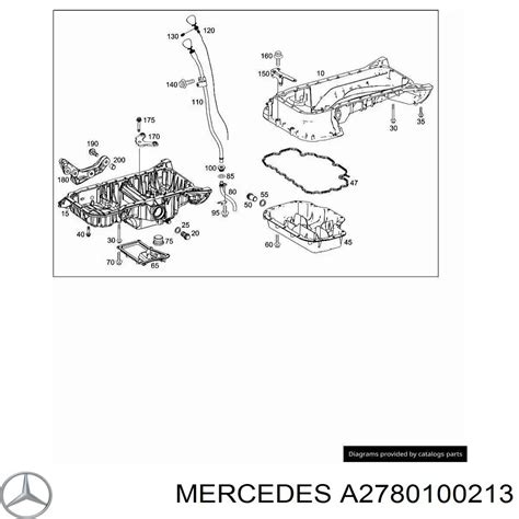 A2780100213 Mercedes поддон масляный картера двигателя верхняя часть