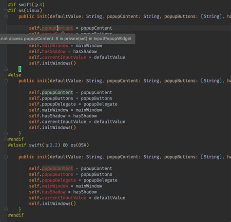 why isn t a private var in swift struct available in if d init for