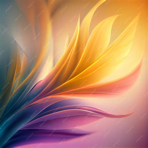 Premium Photo Abstract Leaf Soft Gradient Wallpaper