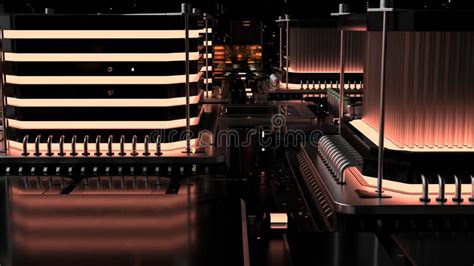 Components Of Quantum Computer Parts Stock Illustration Illustration Of Tech Semiconductor