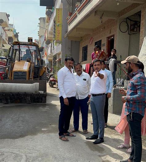 रहाटणीतील गणराज कॉलनी परिसरात नवीन ड्रेनेज पाईपलाईन टाकण्याच्या कामास