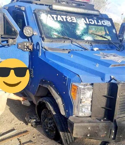 FOTOS SICARIOS del CDG en vehículos blindados atacan Sandcat de
