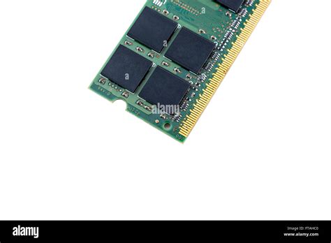 Closeup Details Of Computer Memory RAM Stock Photo Alamy