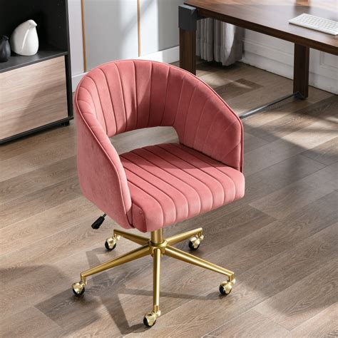 Modern Velvet Adjustable Height Swivel Home Office Chair Artofit
