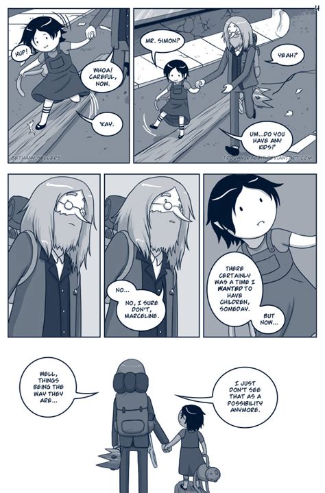 Simon Petrikov And Marceline Comic