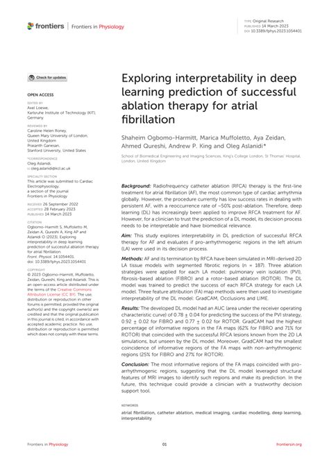PDF Exploring Interpretability In Deep Learning Prediction Of