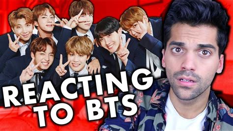 First Time Reacting To K Pop Bts Youtube