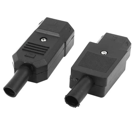 Conector Convertidor De Adaptador De Enchufe Iec 320 3 Pines C13 Hembra