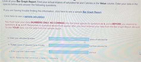 Solved Look At Your Bar Graph Report Find Your Actual