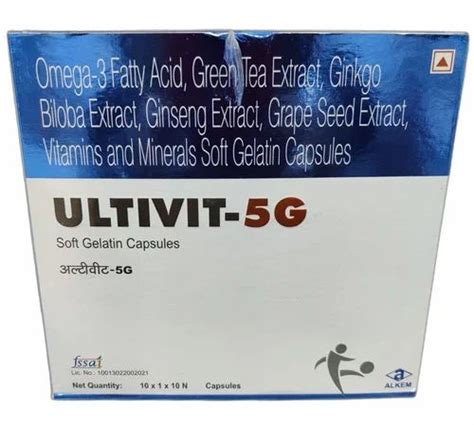 Ultivit 5G Soft Gelatin Capsules at best price in Lucknow by S S Pharma ...