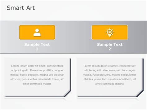 Smartart List Vertical Picture 4 Steps Powerpoint Template
