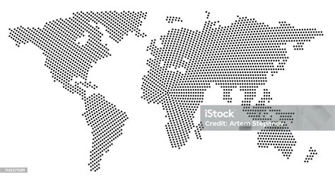 Vetores De Mapa De Mundo Global Do Vetor Isolado No Fundo Branco E Mais