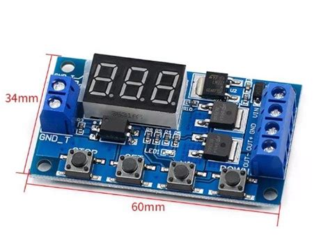 LED Digital Time Delay Relay Trigger Cycle Timer Delay Switch Circuit