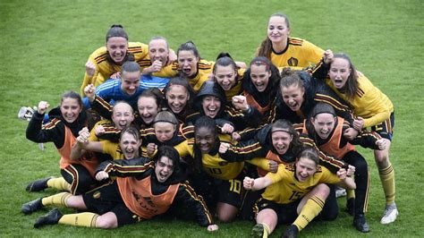 Les Jeunes Red Flames Qualifiées In Extremis Pour Leuro U19 Dames En Écosse Le Soir