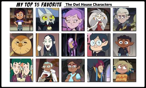 My Top 15 Favorite The Owl House Characters By Hayaryulove On Deviantart