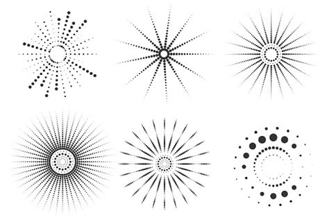 하프톤 둥근 점선 프레임 세트 프레임 로고 웹 페이지 인쇄물 포스터 템플릿을 위한 디자인 요소입니다 Cmyk에 대한 스톡 벡터 아트 및 기타 이미지 Istock