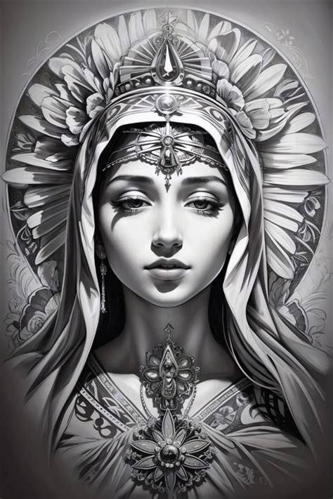 Mary Style Elegance An Ode To Virgin Mary Virgin Mary Tattoo Mary