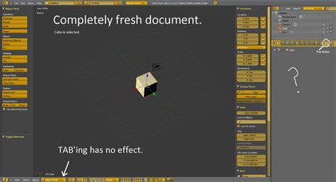 Particle Tab Is Empty Game Engine Support And Discussion Blender