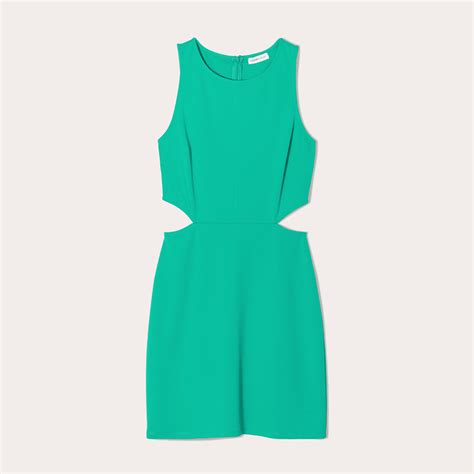 Robe Moulante Ouvertures Vert Femme Vibs