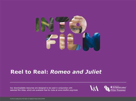 Reel To Real Romeo And Juliet Vanda Teaching Resources