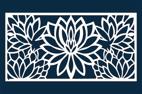 Premium Vector Decorative Laser Cut Panels Template
