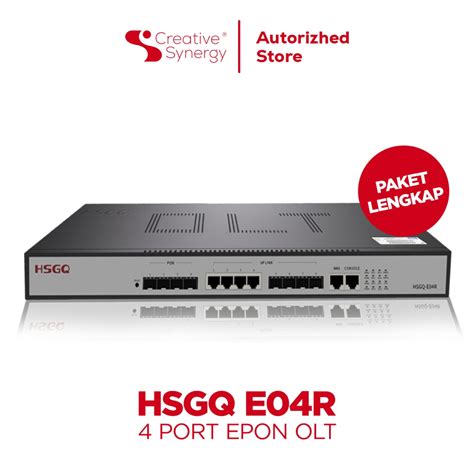 Jual Olt Epon 4pon Hsgq E04r E04id Lengkap Sfp 7 8 9db Epon 4 Port Garansi Resmi Olt And Sfp